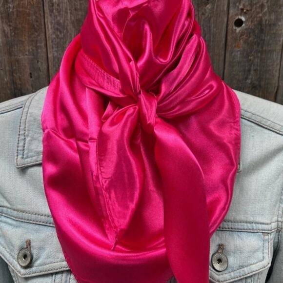 Rodeo Drive | Accessories | Hot Pink Solid Color Western Southwestern ...